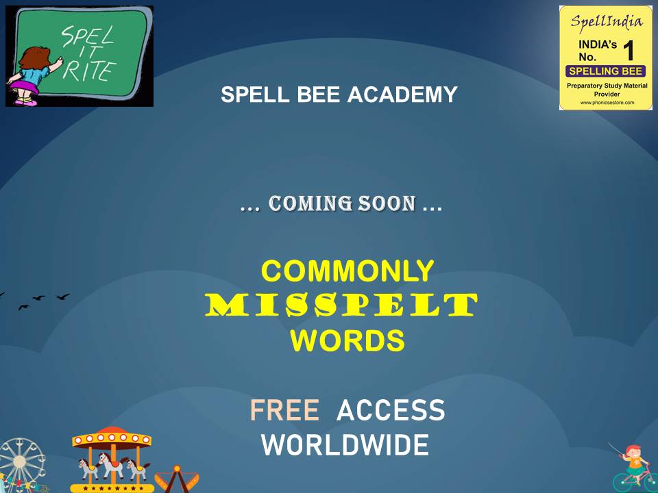 SPELLING - COMMONLY MISSPELT WORDS