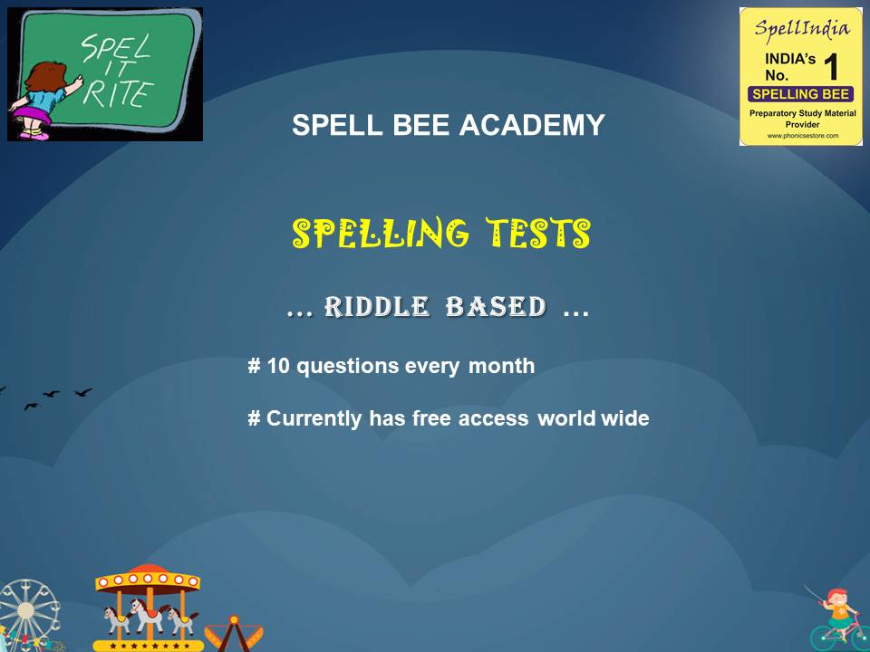SPELLING TESTS